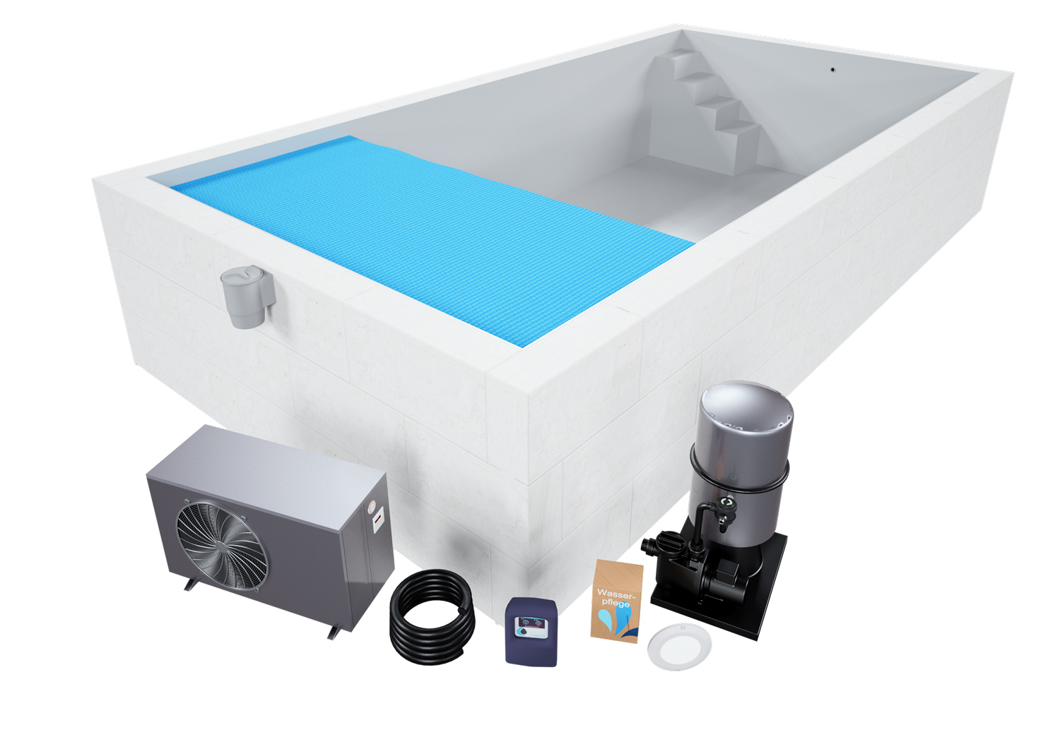 Styropor Pool Komplettset