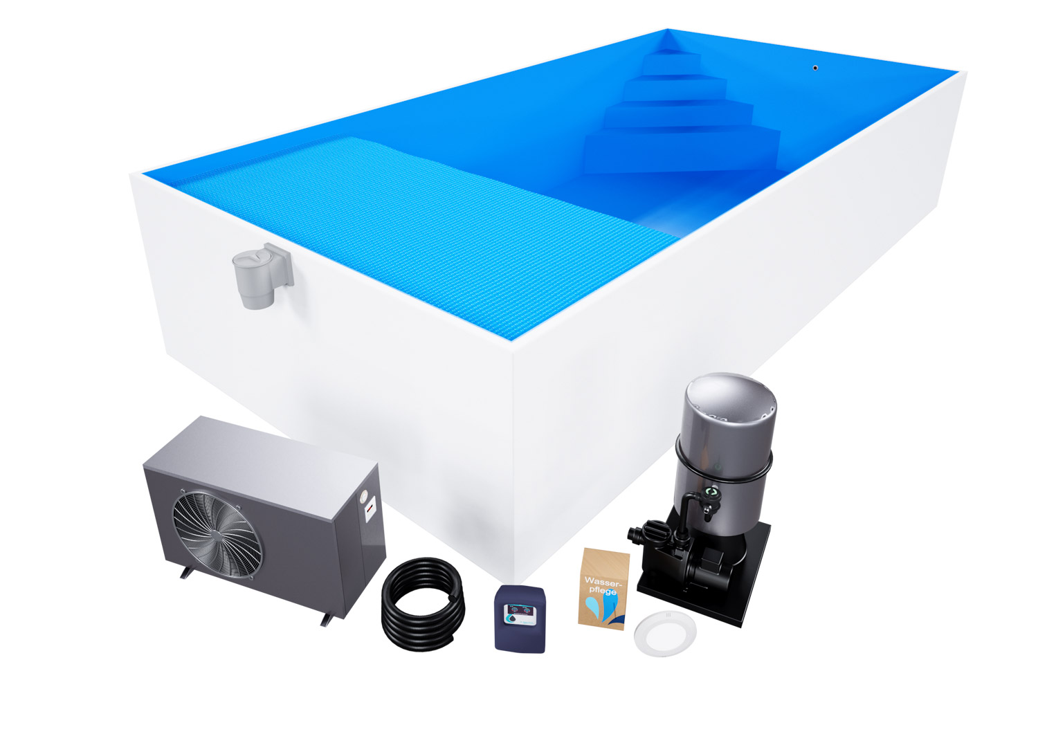 Swimming Pool Komplettset Winterfest