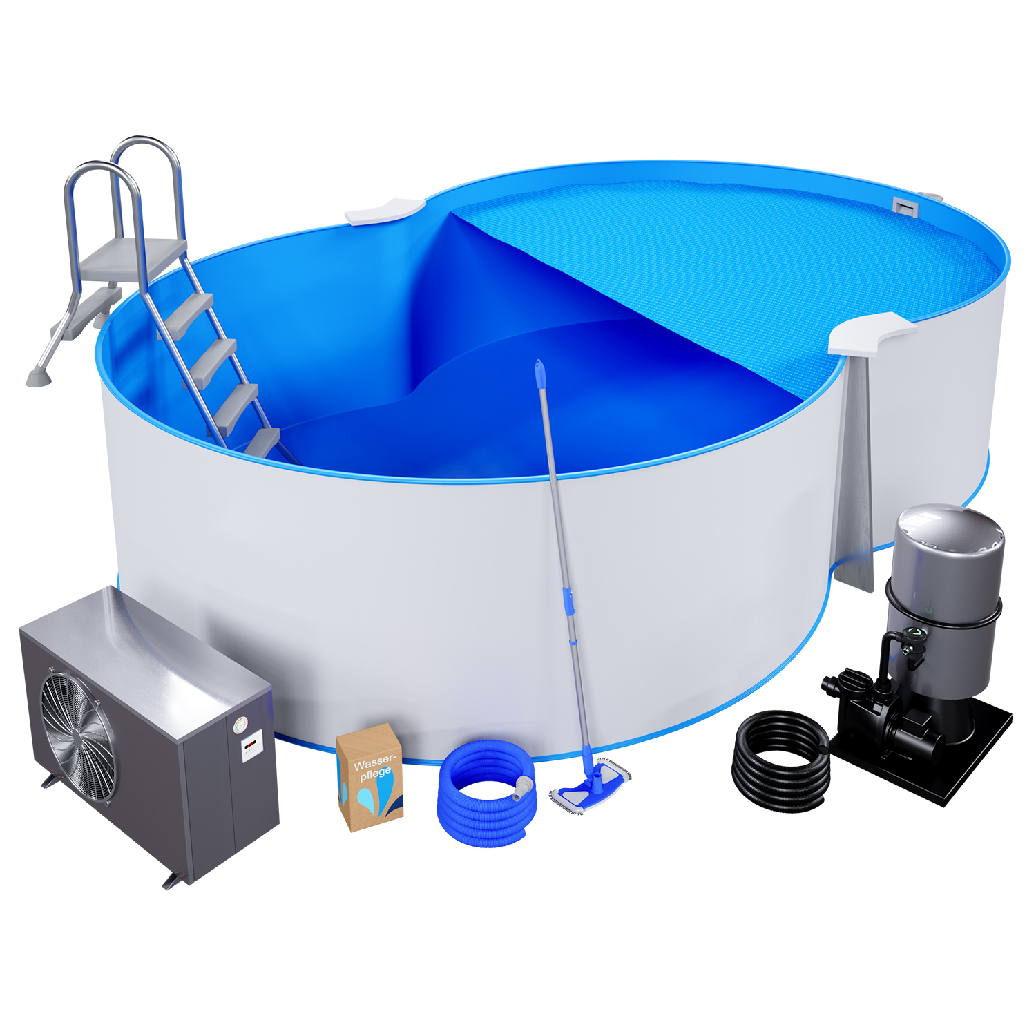 Swimming Pool Komplettset Winterfest